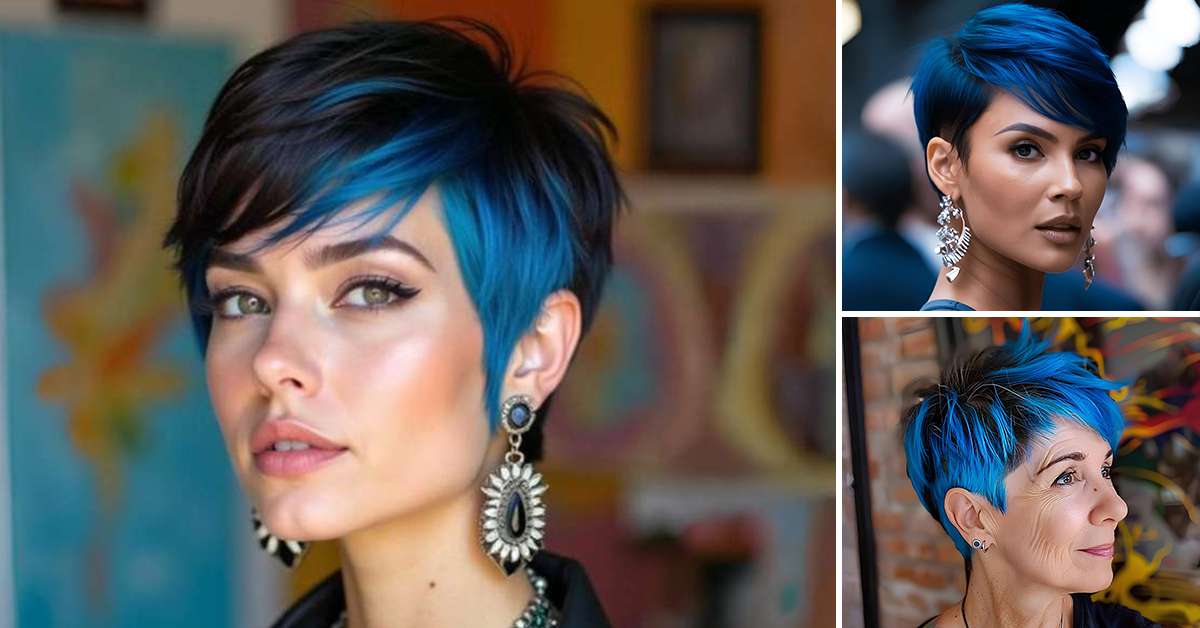7 Bold Blue Short Hairstyles That Redefine Modern Chic - Short Hairstyles